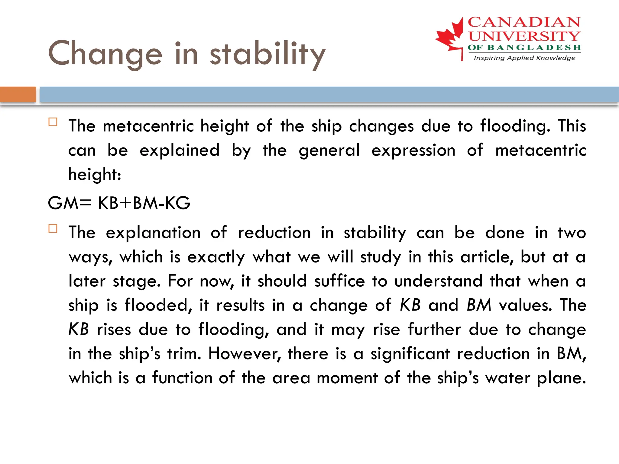 Damage of stability of a ship and how its change .pptx