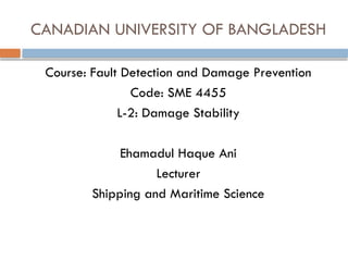Damage of stability of a ship and how its change .pptx