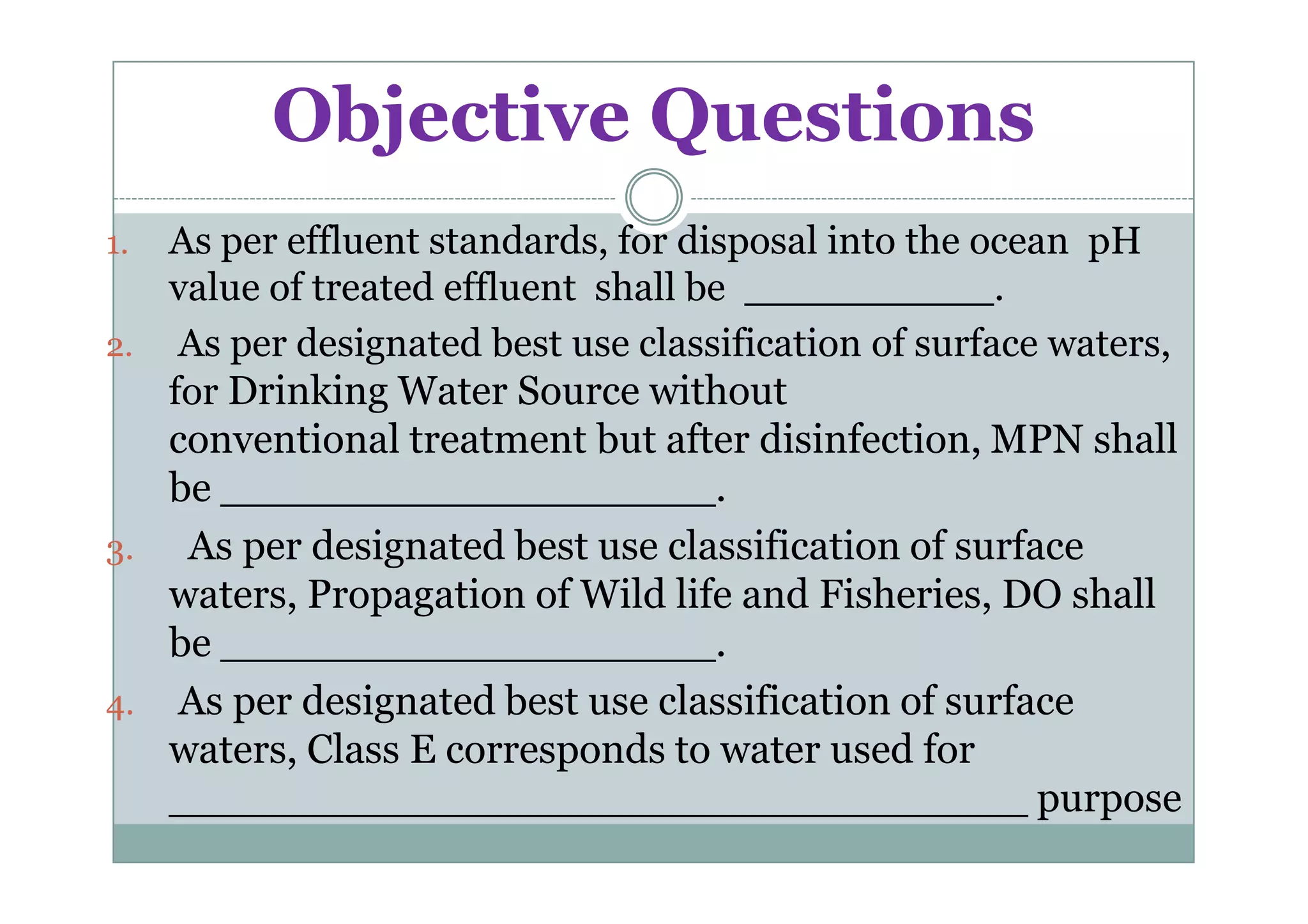 L 2 effluent standards and stream standards | PDF