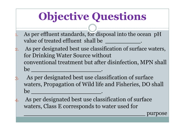 L 2 effluent standards and stream standards | PDF | Indoor ...