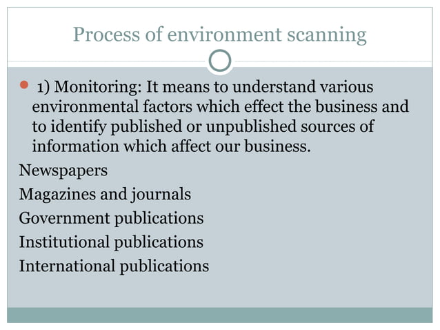 L 2 environment scanning | PPT