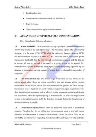 Fiber optic basics | PDF