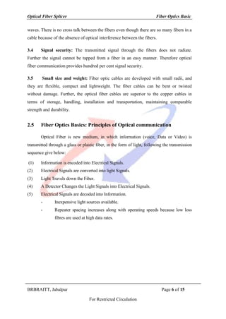 Fiber optic basics | PDF