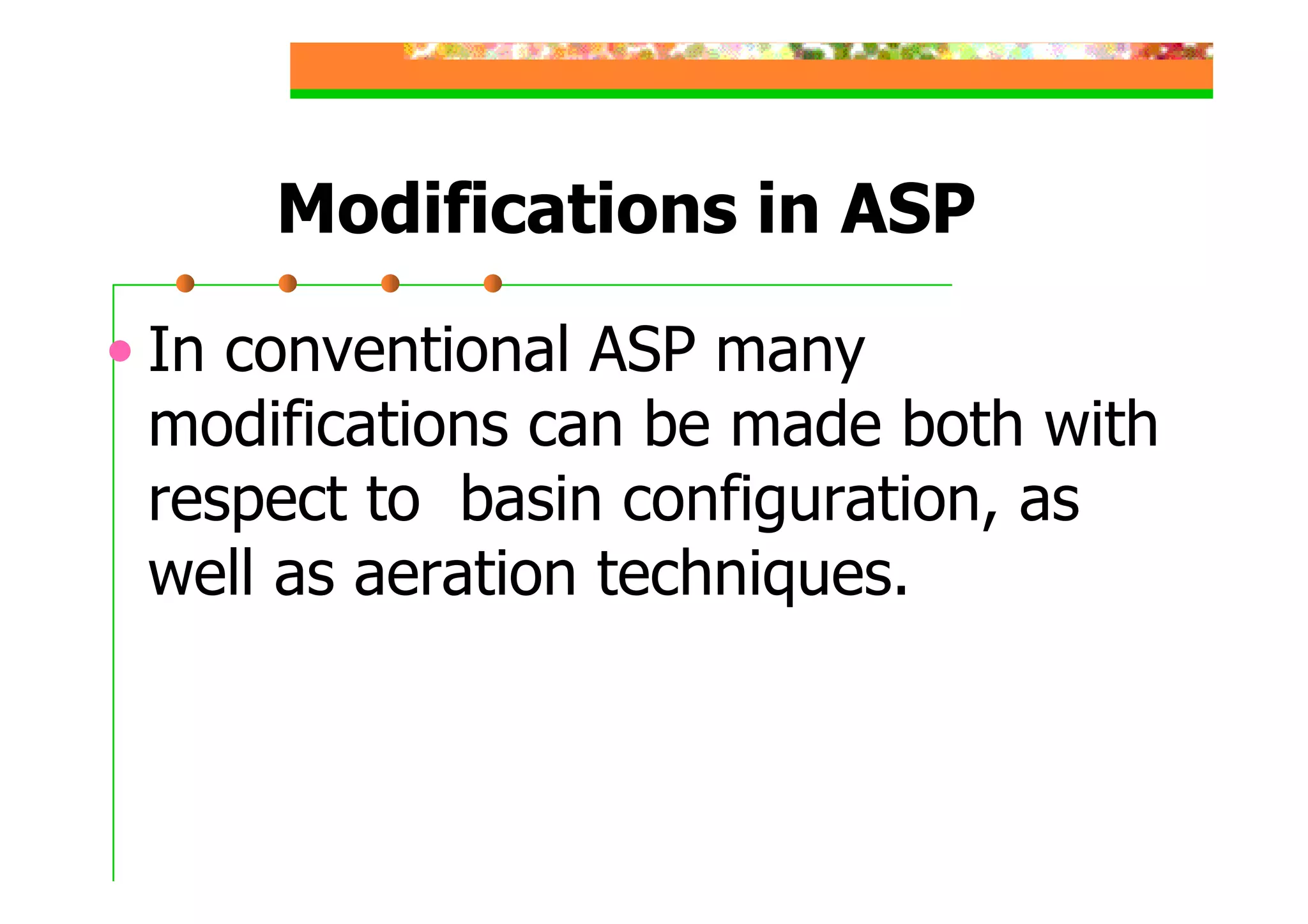 L 32 Modifications of ASP | PDF