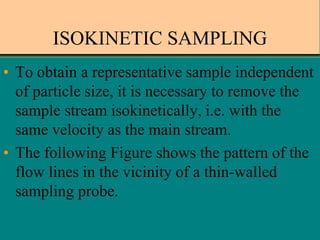 Isokinetic Sampling