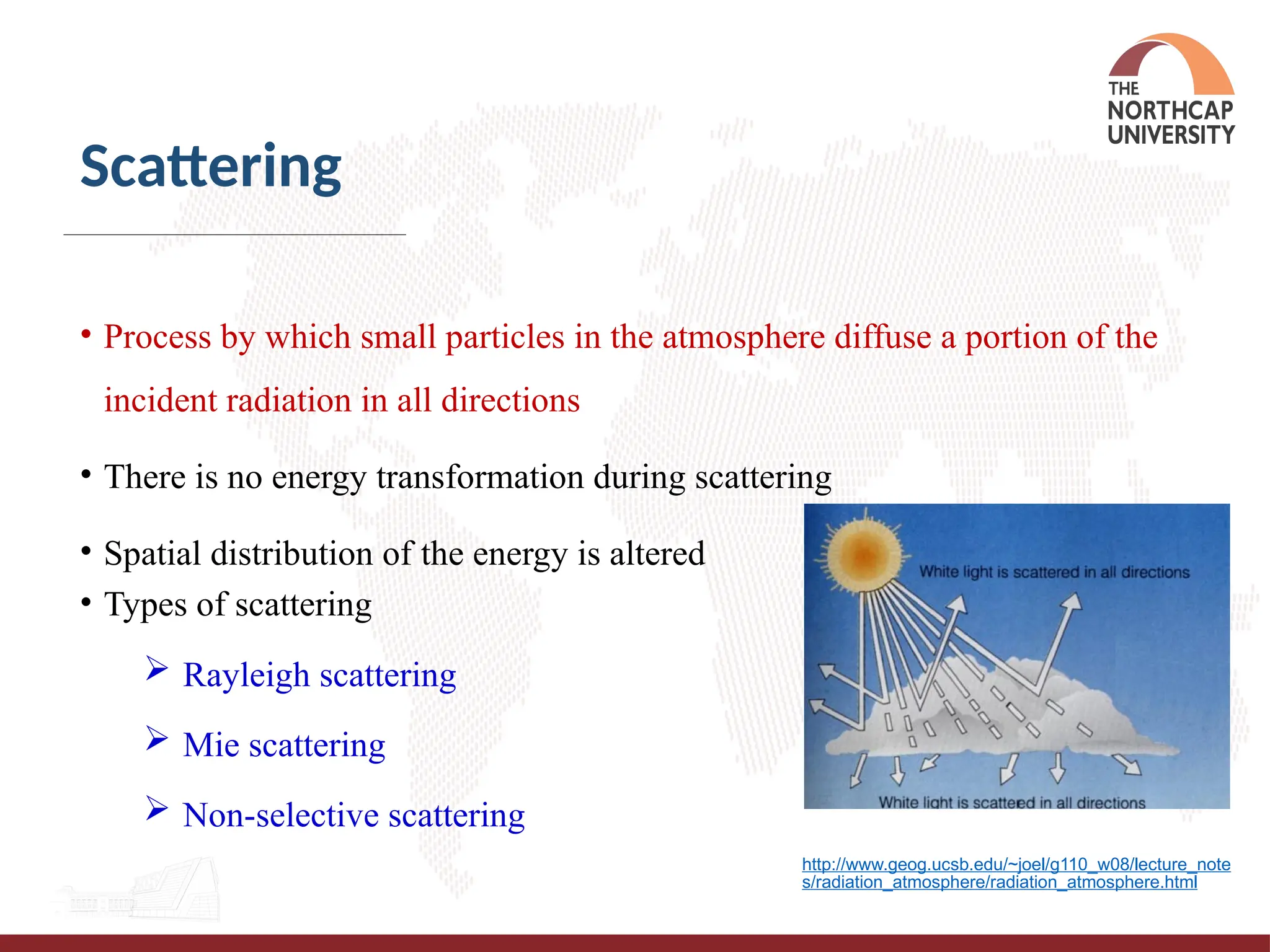 Atmospheric Scattering in remote Sensing | PPTX