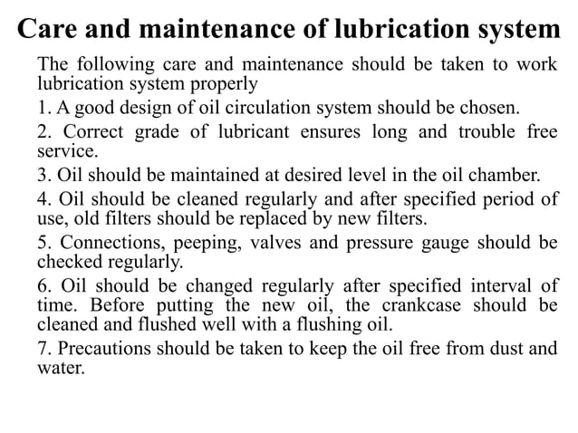 L -4 Lubrication system.pptx | Chemistry | Science