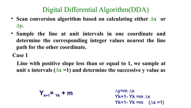 L-5 (Line Drawing Algorithms Computer graphics).pptx