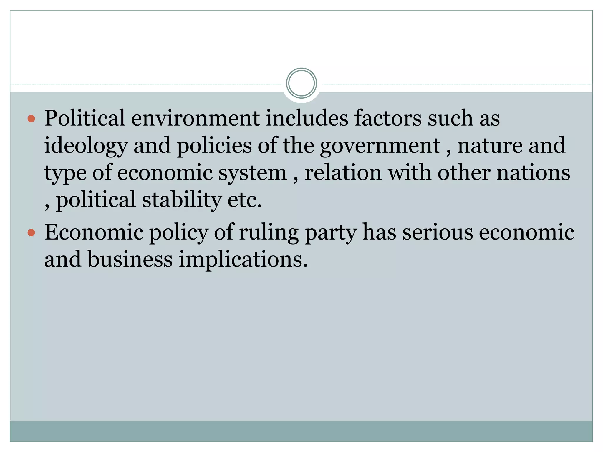 L 5 political environment | PPTX