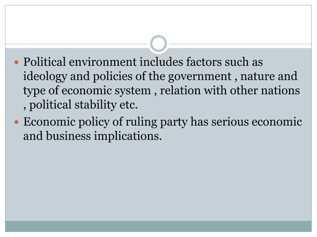 L 5 political environment | PPTX
