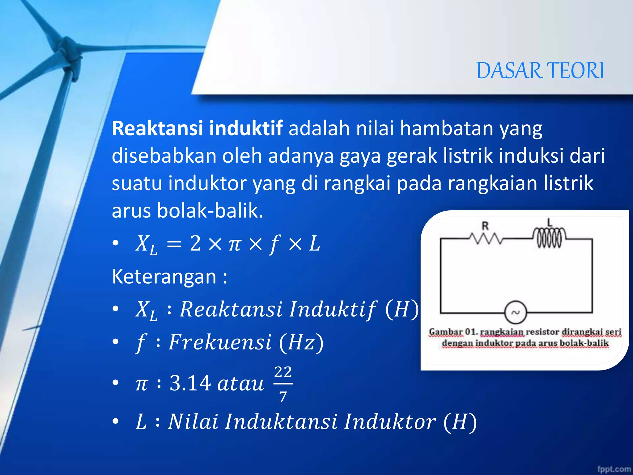 LAPORAN PRAKTIKUM "RANGKAIAN RL dan RC" | PPT