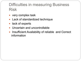L 6 business risk | PPTX