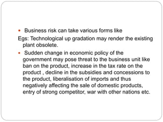 L 6 business risk | PPTX
