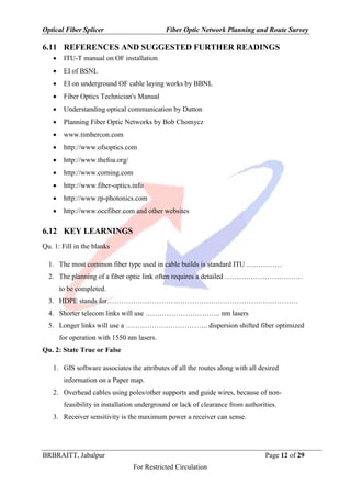 Planning and route survey | PDF