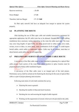 Planning and route survey | PDF