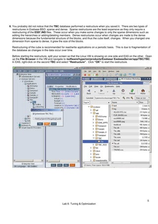 Essbase ASO and BSO tuning | PDF