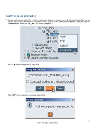 Essbase ASO and BSO tuning | PDF