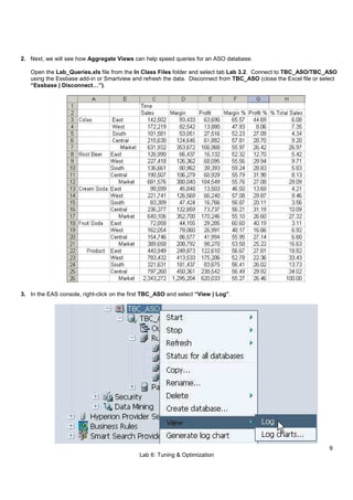 Essbase ASO and BSO tuning | PDF
