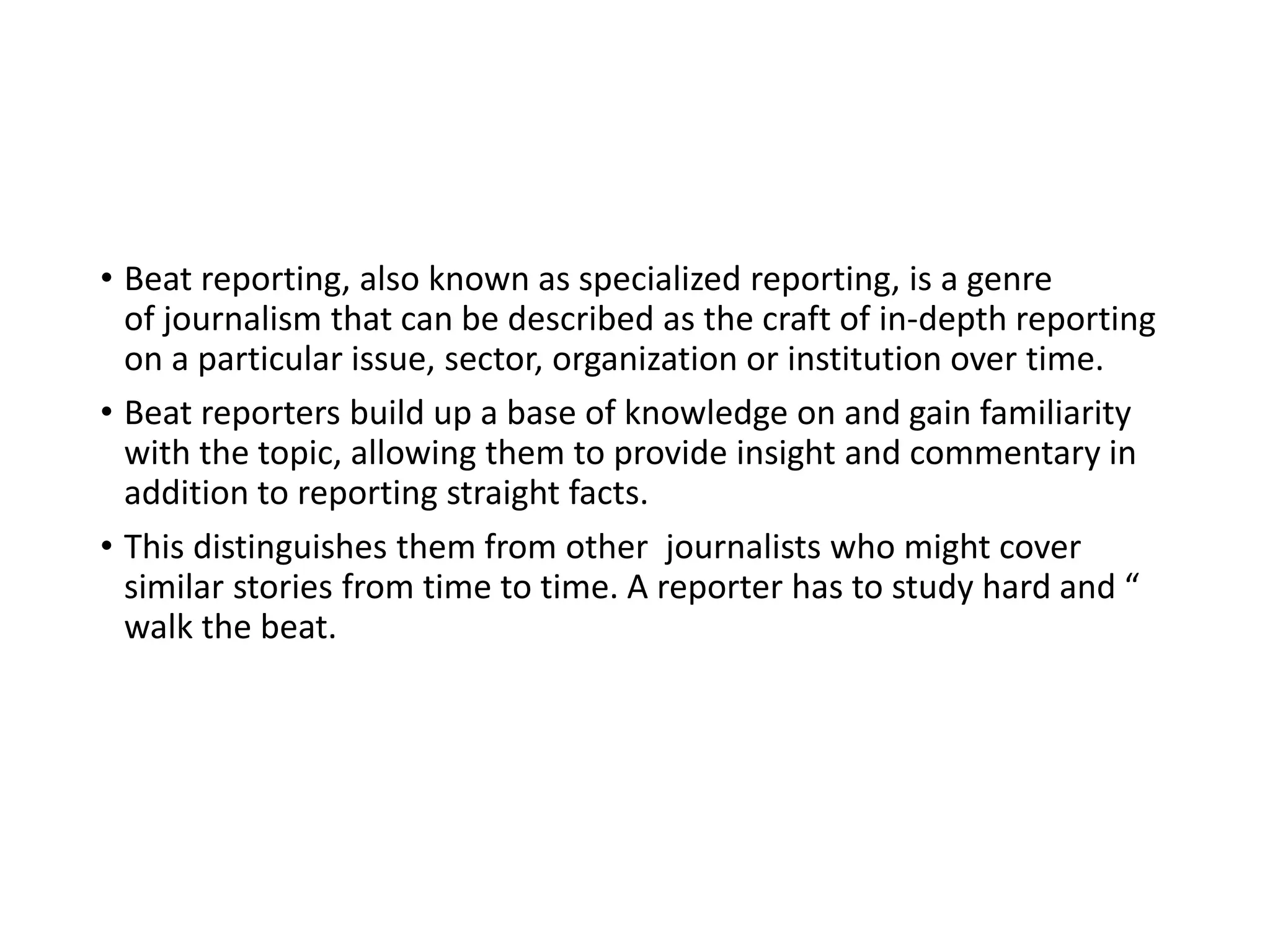 Types of reporting ppt used to gain information | PPT