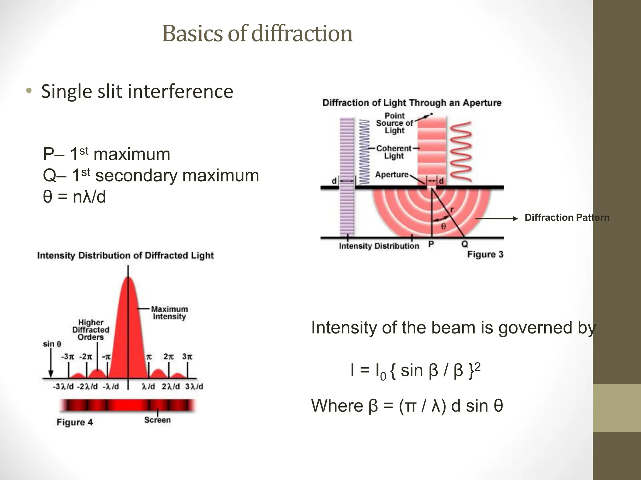Diffraction-grating experiment ppt with full detail | PDF | Chemistry ...