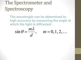 Diffraction-grating experiment ppt with full detail | PDF