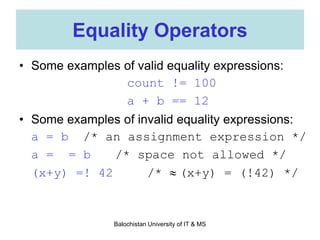 Arithmetic Operator in C | PPT