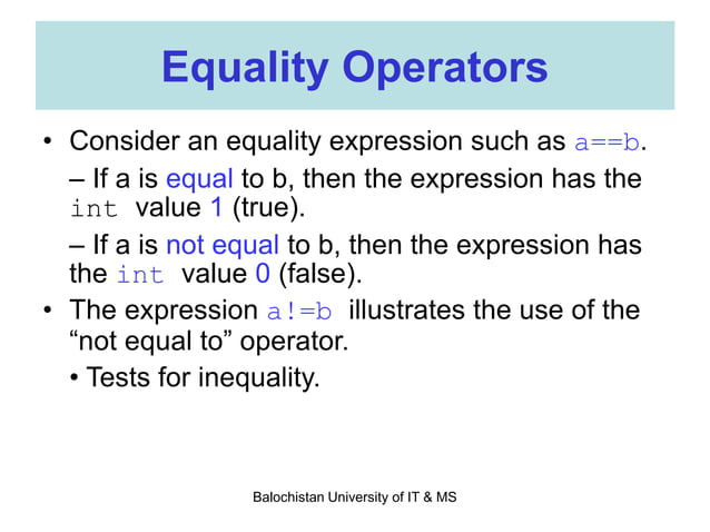Arithmetic Operator in C | PPT