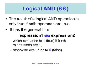 Arithmetic Operator in C | PPT