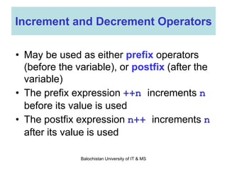 Arithmetic Operator in C | PPT