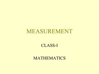 MEASUREMENTS | PPT