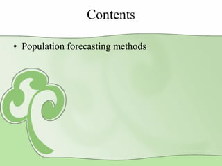 L 7 population forecasting | PDF | Science