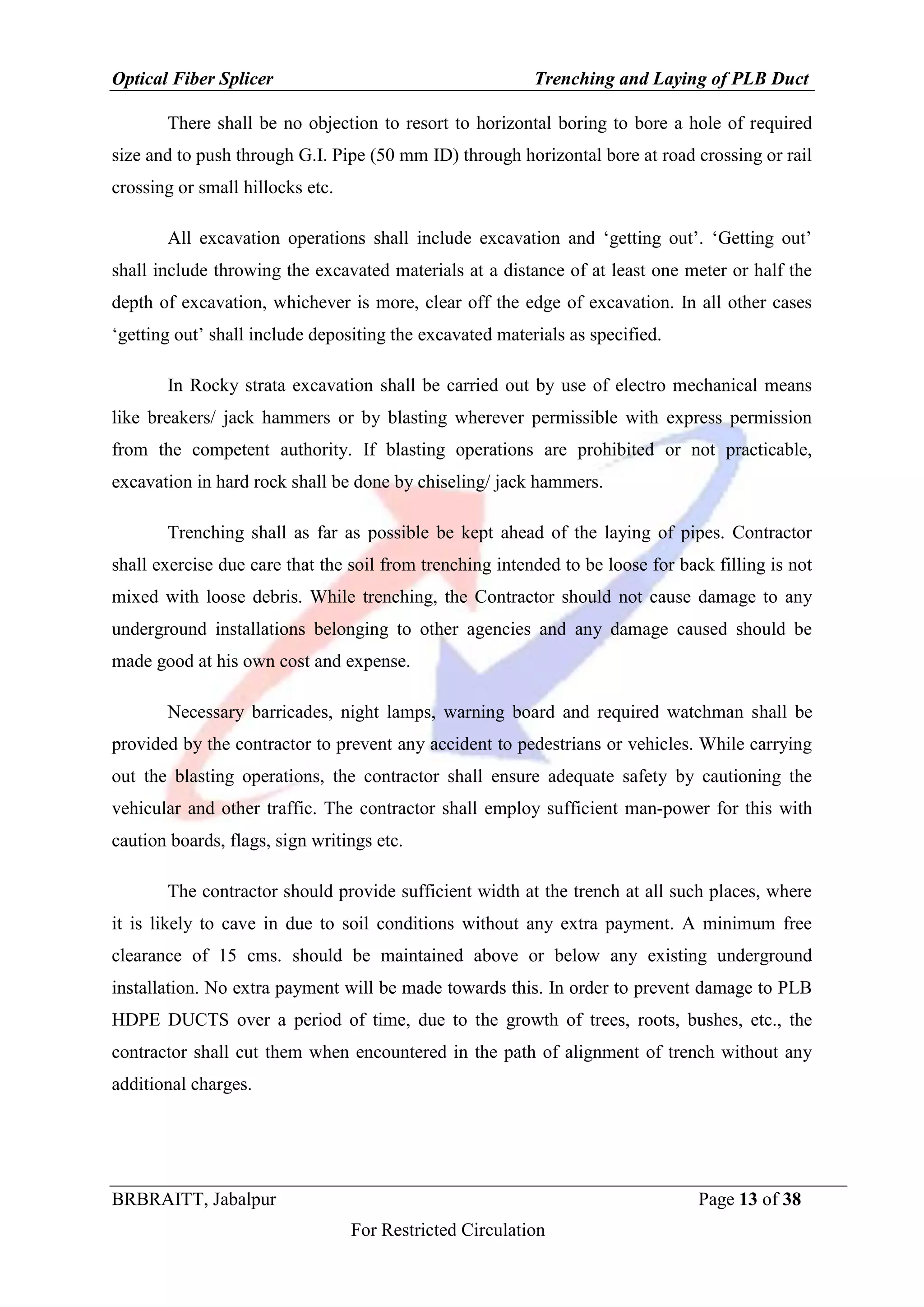 OFC Trenching | PDF