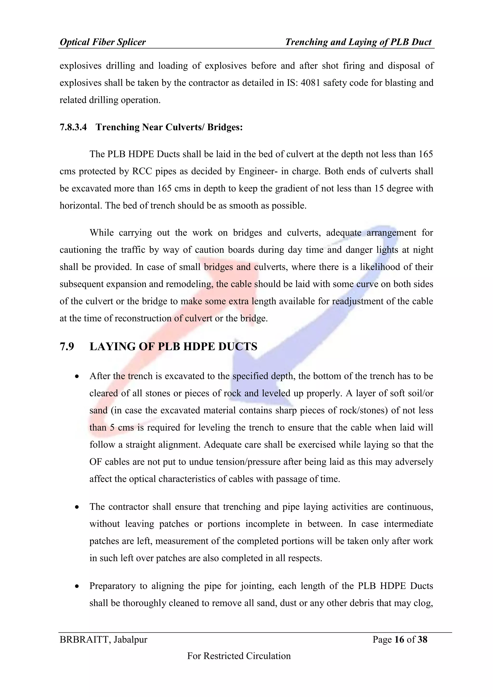 OFC Trenching | PDF