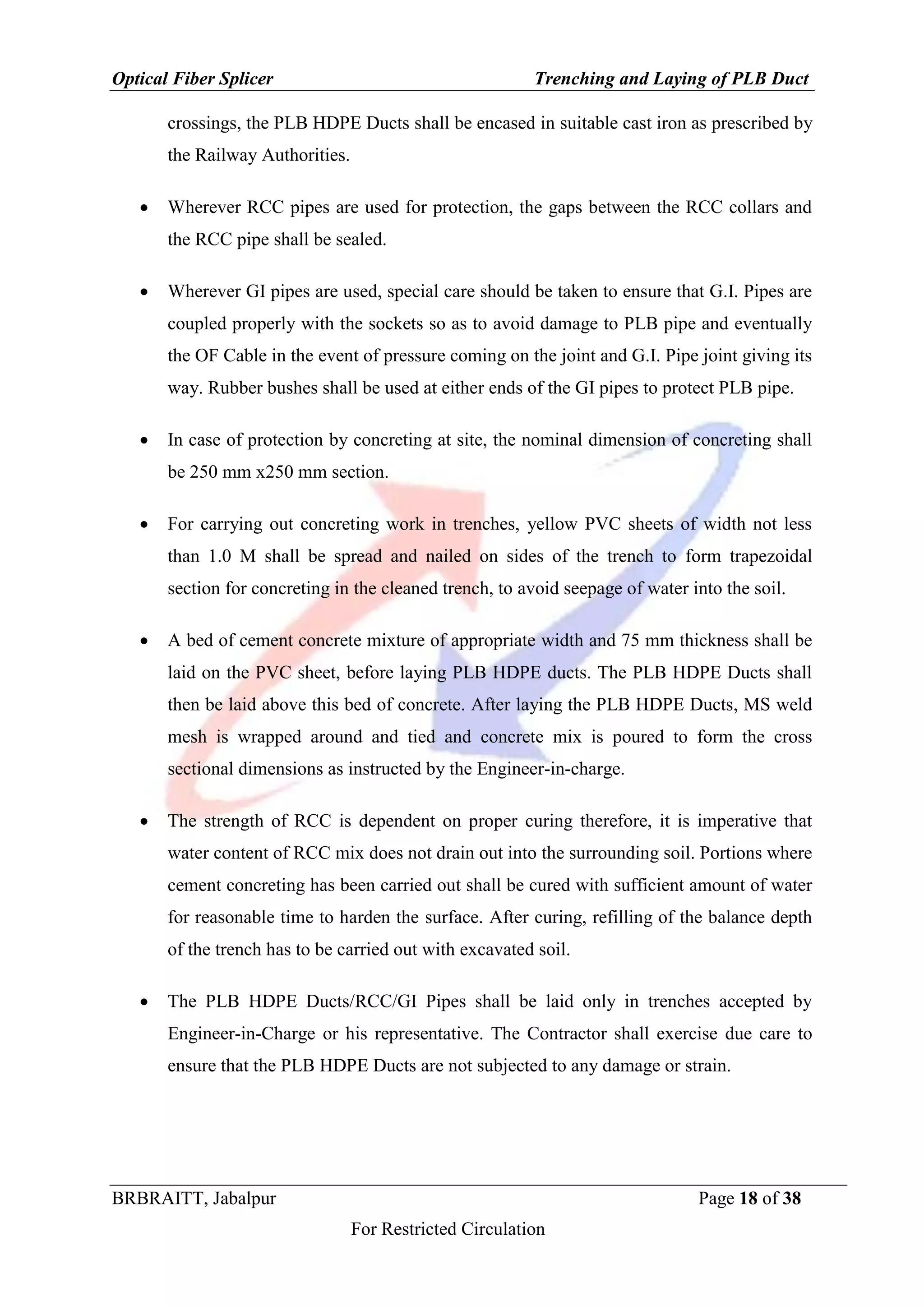 OFC Trenching | PDF