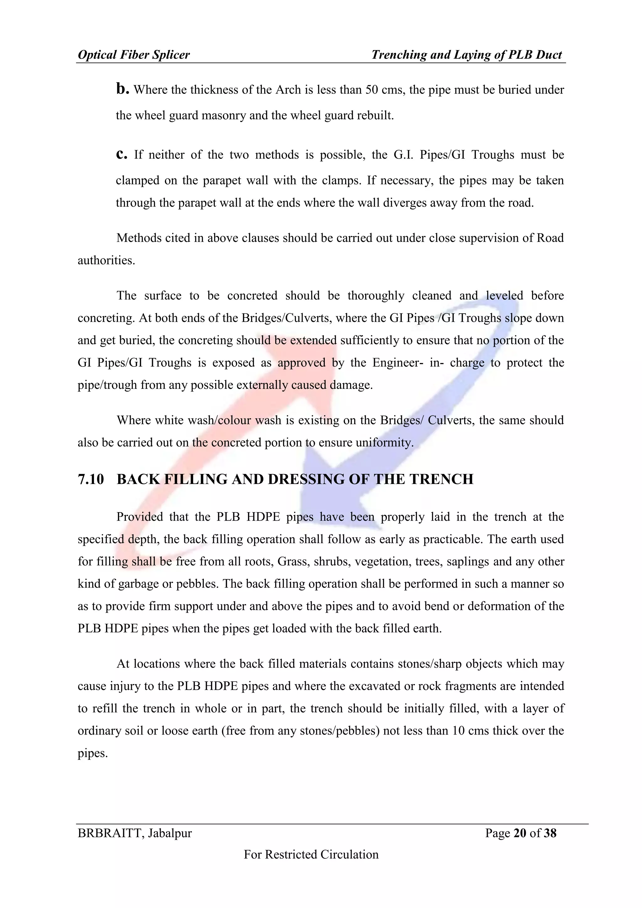 OFC Trenching | PDF