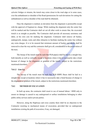 OFC Trenching | PDF