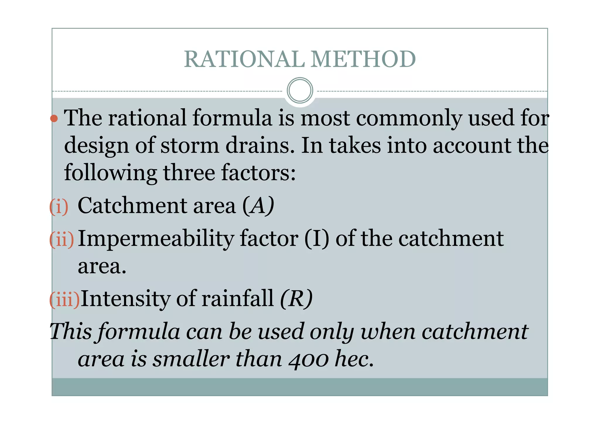 L 8 stormwater sewr design | PDF