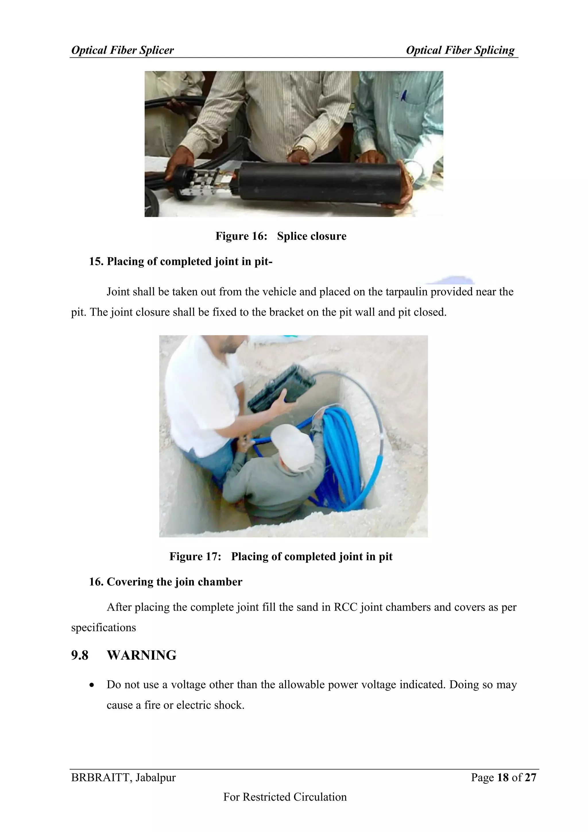 Splicing of optical fiber | PDF