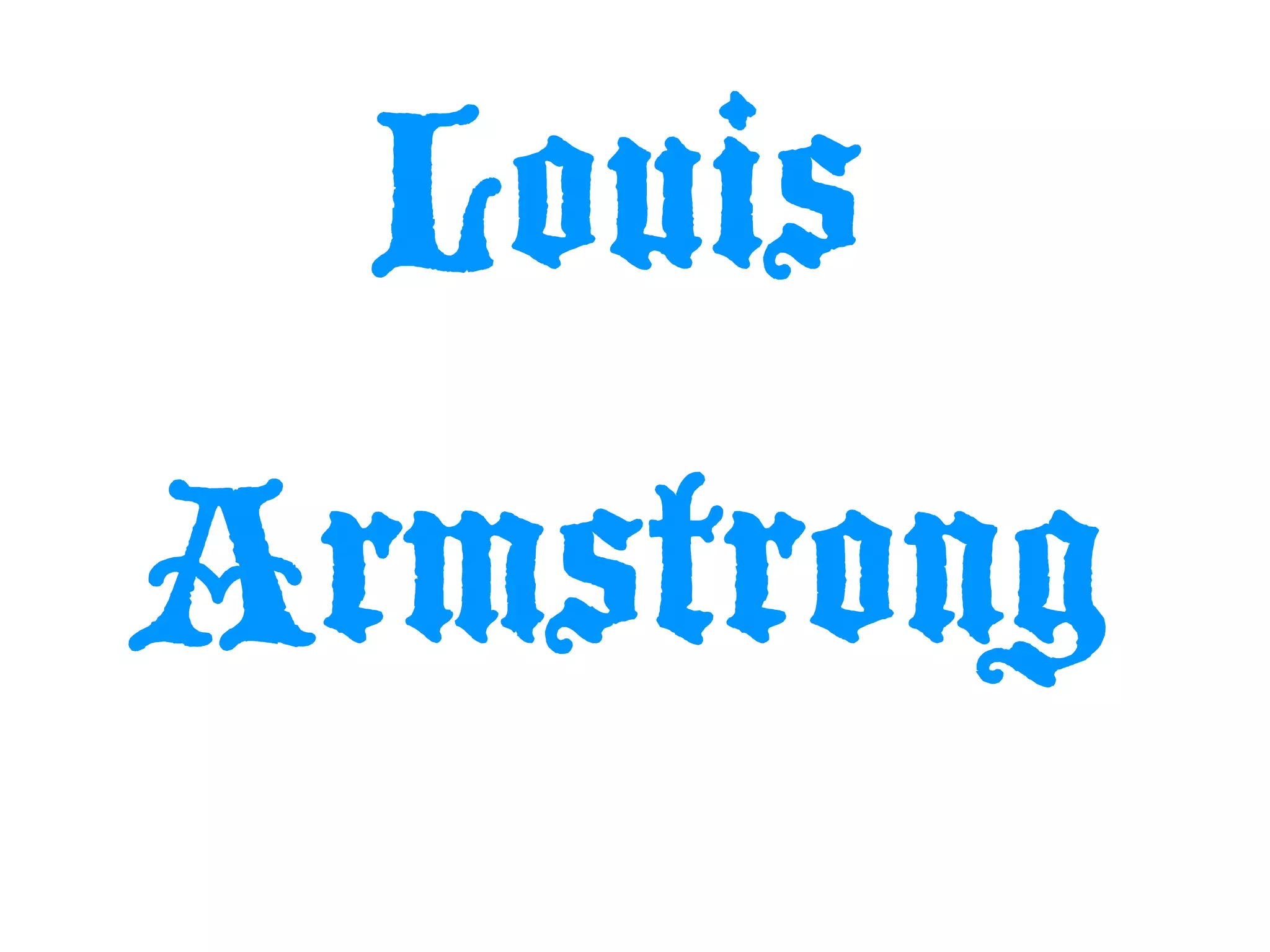Louis Armstrong | PPT