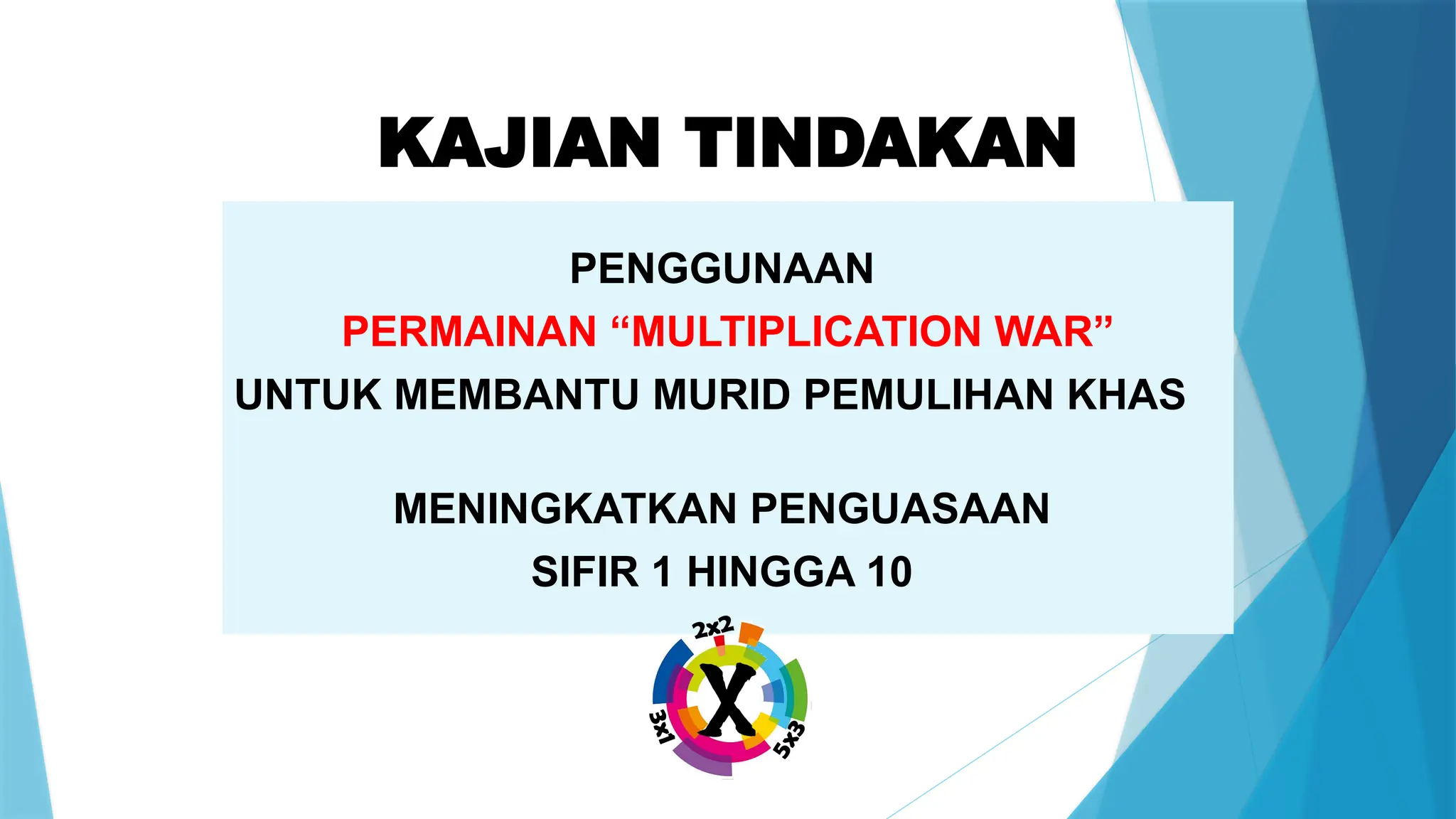 L-CHANG ZIANG CHENG - KAJIAN TINDAKAN MULTIPLICATION WAR - chang ziang ...