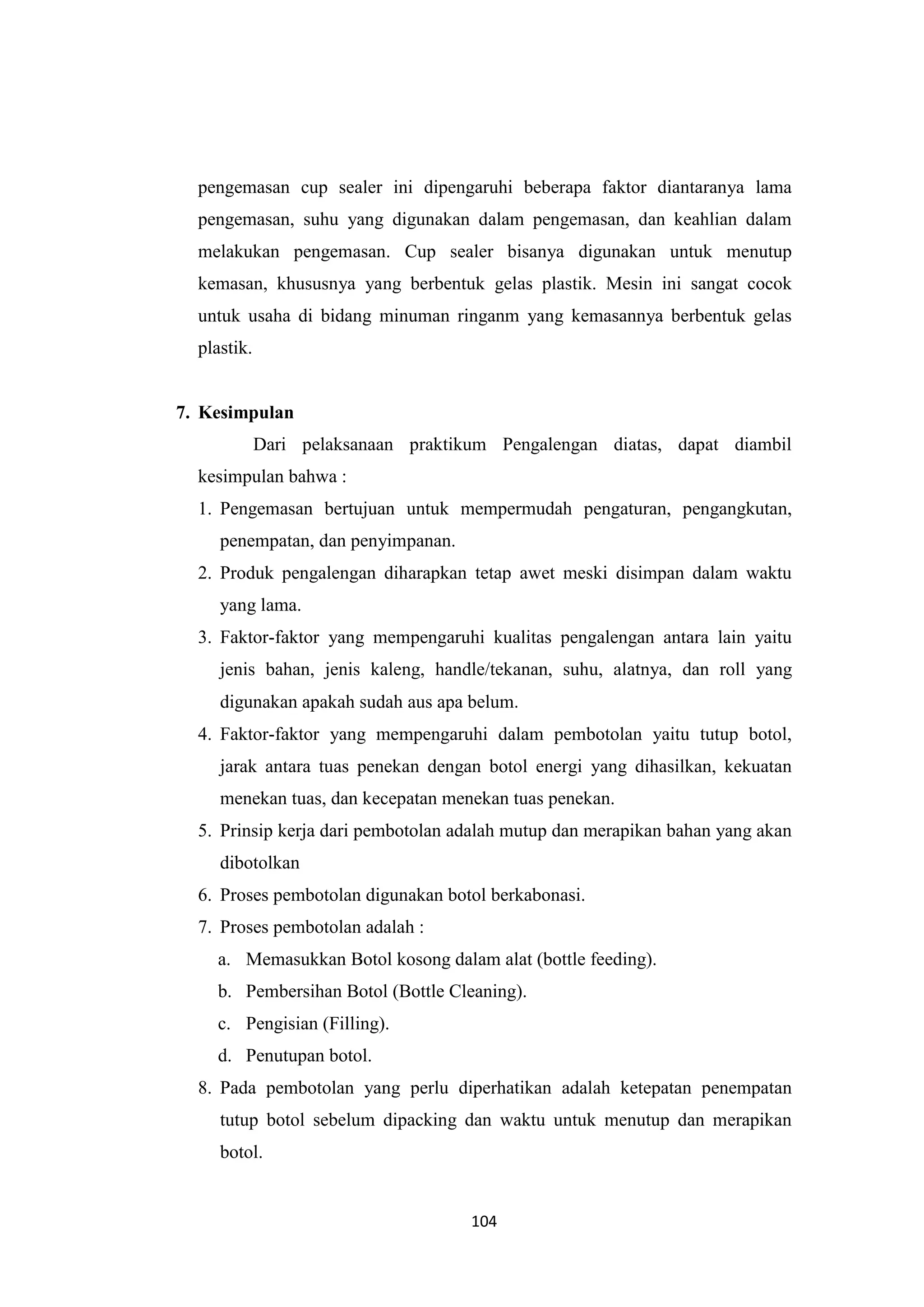 Laporan Praktikum Alat dan Mesin Pengemasan | DOCX