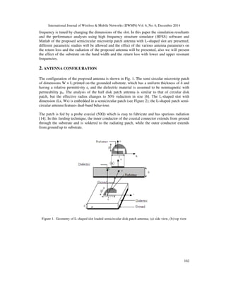 L shaped slot loaded semicircular patch antenna for wideband operation ...