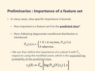[Paper reading] L-SHAPLEY AND C-SHAPLEY: EFFICIENT MODEL INTERPRETATION ...
