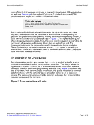 virtio | PDF