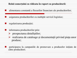 Organizarea comertului | PPTX