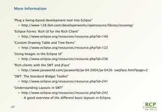 L0018 - SWT - The Standard Widget Toolkit | PPT