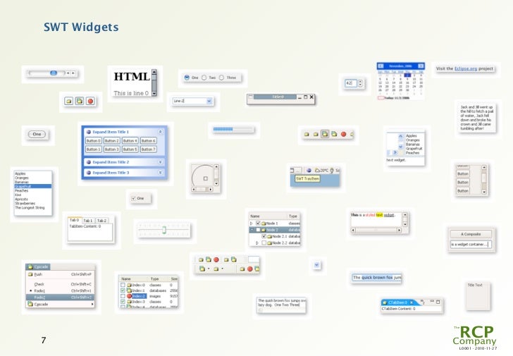 L0018 Swt The Standard Widget Toolkit