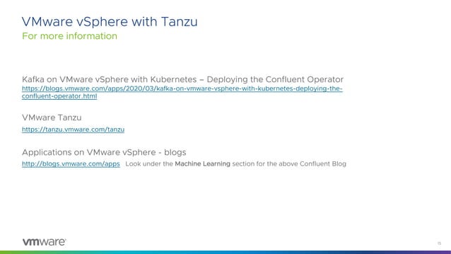 Deploying Kafka On Vsphere With Kubernetes Using The Confluent Operator Justin Murray Vmware 
