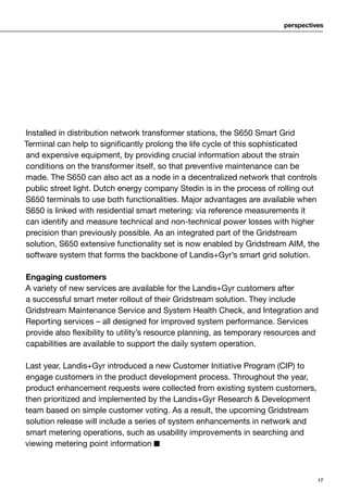 perspectives:02 - Landis+Gyr & Toshiba joining forces for smarter ...