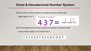 CONVERSION OF DECIMAL NUMBER TO BINARY, OCTAL AND HEXADECIMAL NUMBER | PDF
